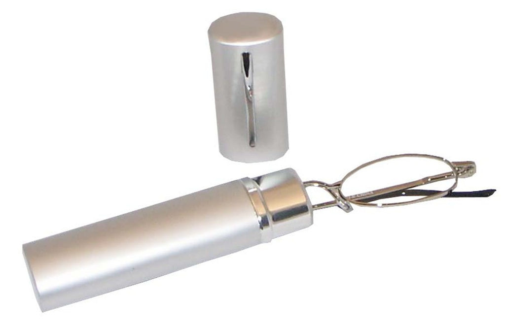 Silver Tube Reader – I Heart Eyewear